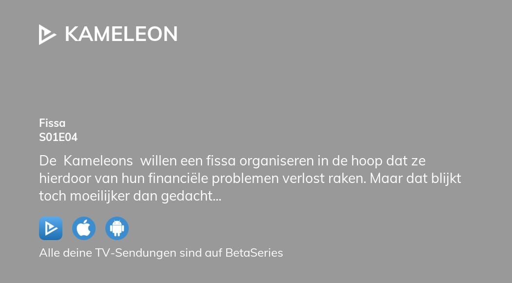 Schau Kameleon Staffel 1 Folge 4 Streaming