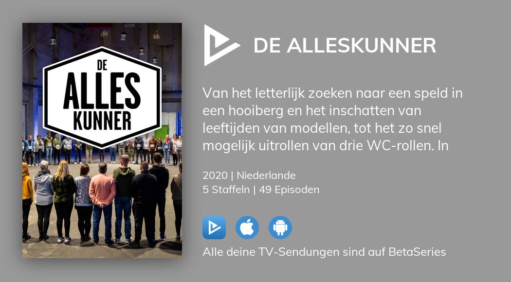 Schau De alleskunner streaming