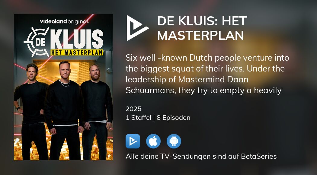 Schau De Kluis: Het Masterplan streaming