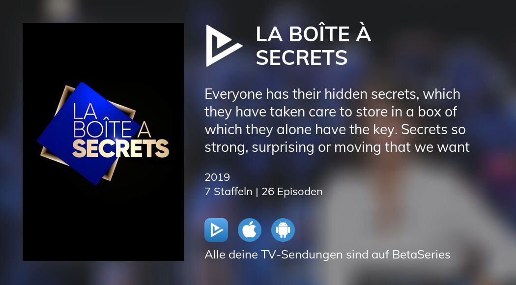 Schau La Boîte à secrets streaming