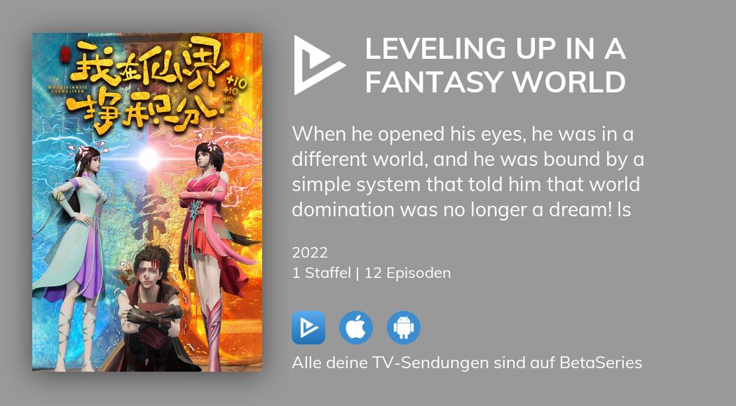 Schau Leveling up in a Fantasy World streaming