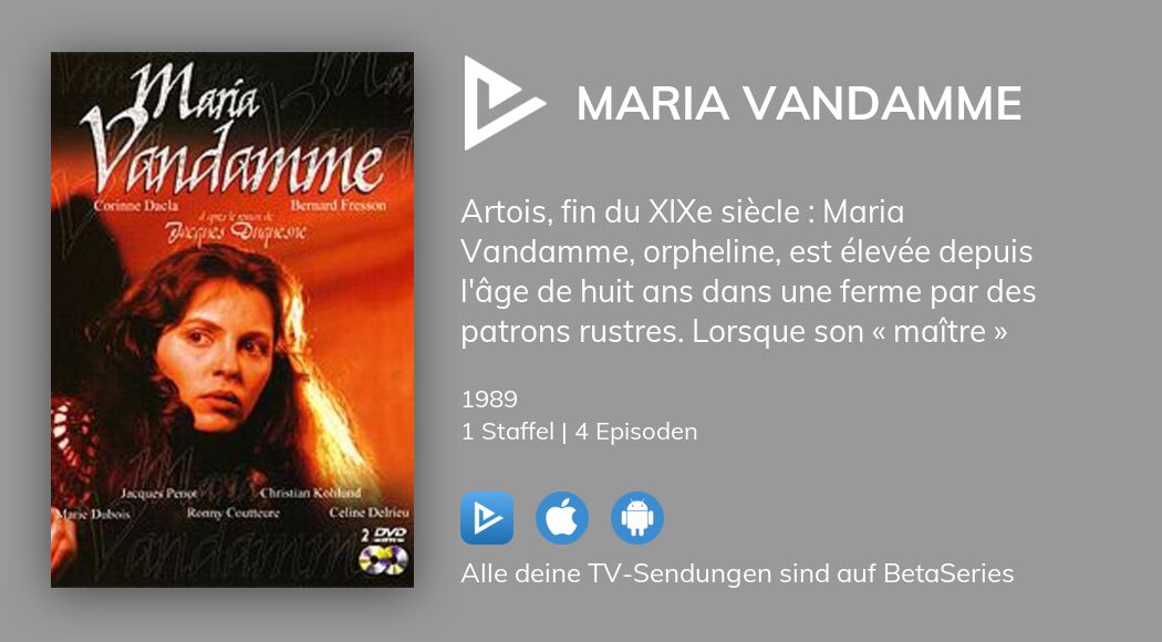 Wo kann man Maria Vandamme TV-Serien online streamen sehen ...