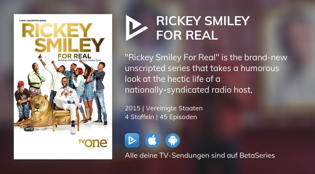 Schau Rickey Smiley For Real streaming