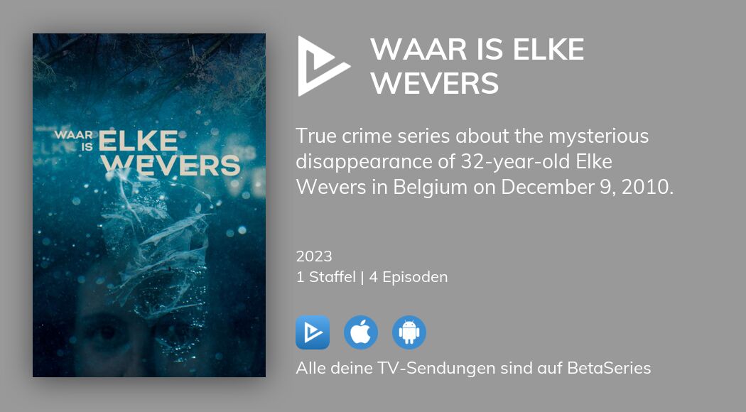 Schau Waar is Elke Wevers streaming