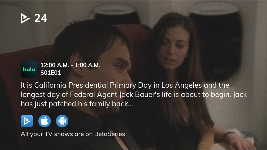 Watch 24 season 1 episode 1 streaming