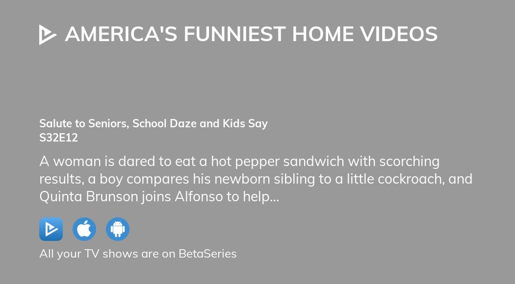 Watch America's Funniest Home Videos season 32 episode 12 streaming