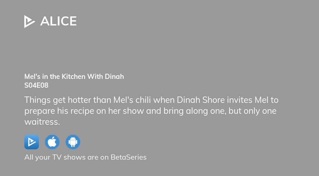 Where to watch Alice season 4 episode 8 full streaming? | BetaSeries.com
