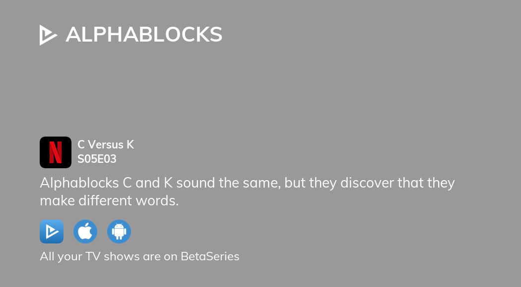 Where to watch Alphablocks season 5 episode 3 full streaming ...