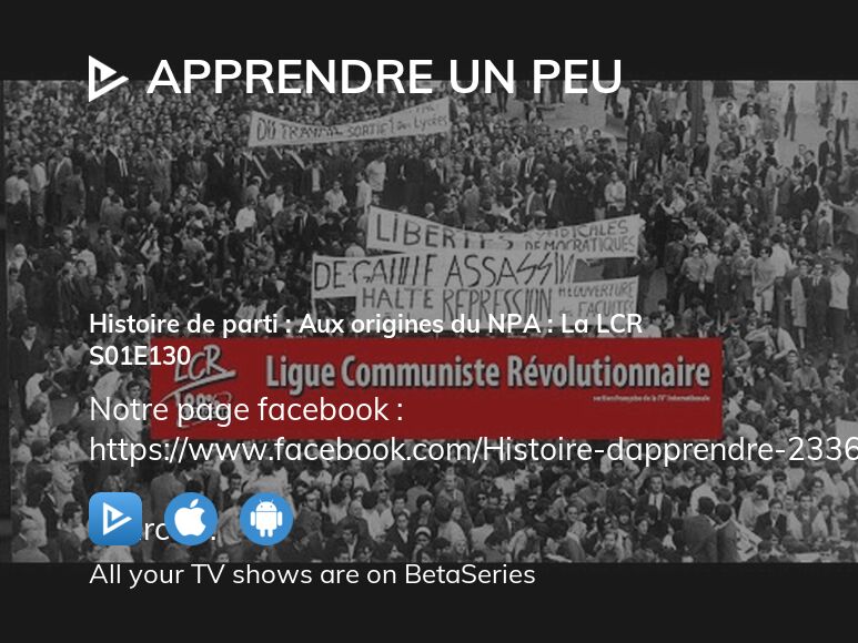 Watch Apprendre un peu season 1 episode 130 streaming online ...