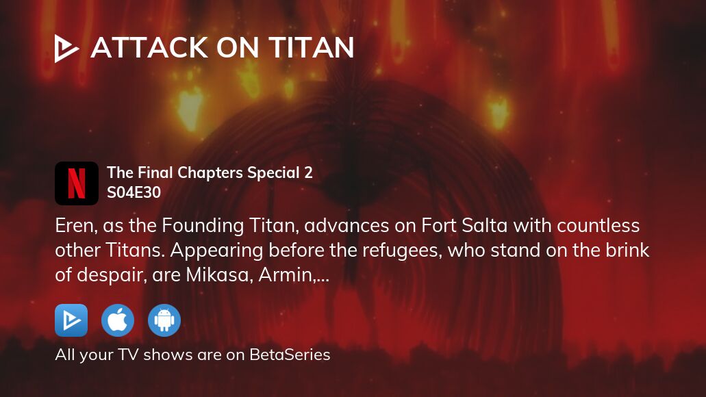 Watch Attack on Titan season 4 episode 30 streaming