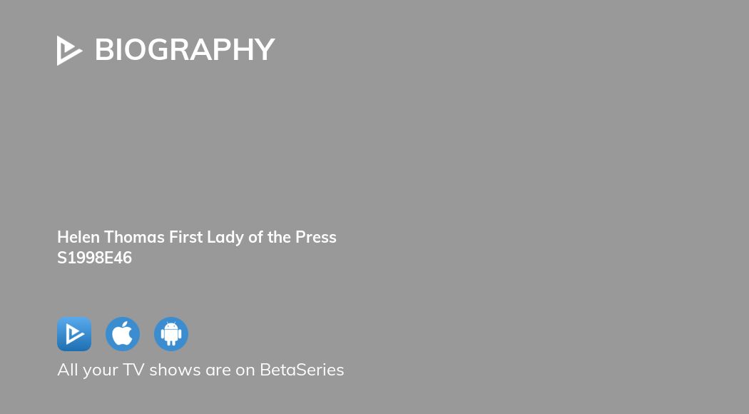 Watch Biography season 1998 episode 46 streaming