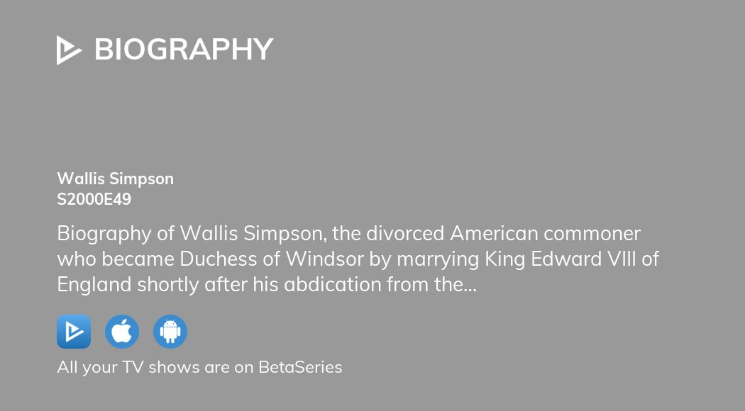 Watch Biography season 2000 episode 49 streaming