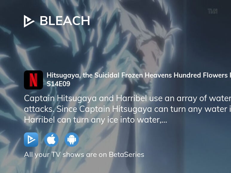 Where to watch Bleach season 14 episode 9 full streaming? | BetaSeries.com