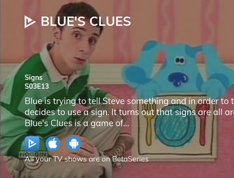 Where to watch Blue's Clues season 3 episode 13 full streaming ...