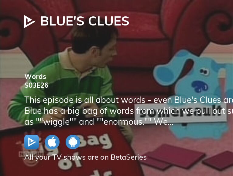 Watch Blue's Clues season 3 episode 26 streaming