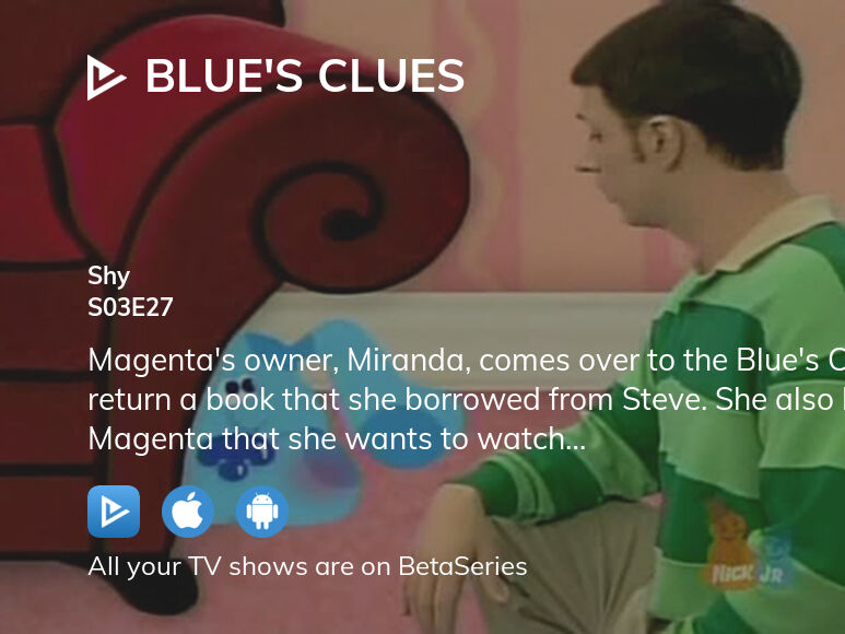 Where to watch Blue's Clues season 3 episode 27 full streaming ...