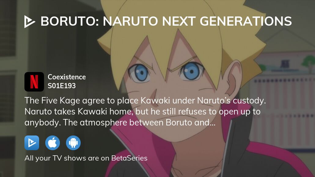 Watch Boruto: Naruto Next Generations season 1 episode 193 streaming