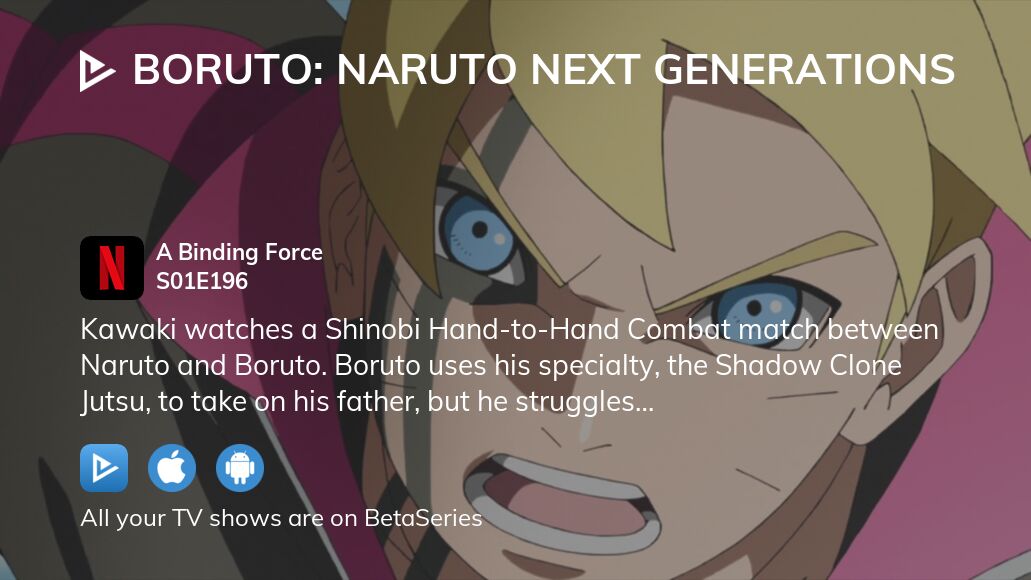 Watch Boruto: Naruto Next Generations season 1 episode 196 streaming ...