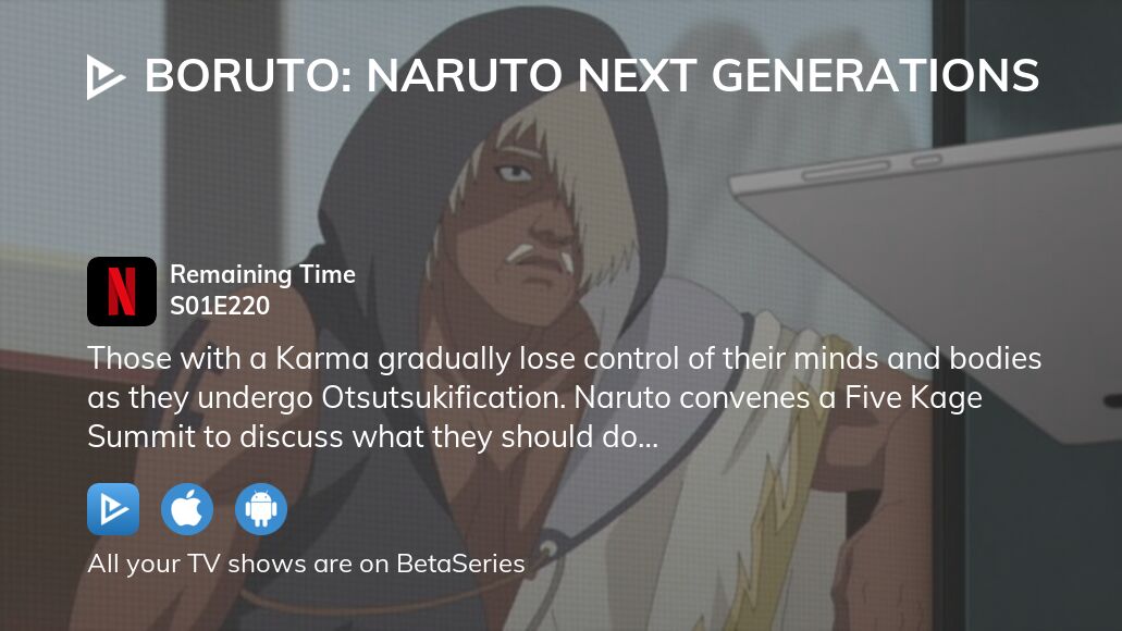 Watch Boruto: Naruto Next Generations season 1 episode 220 streaming