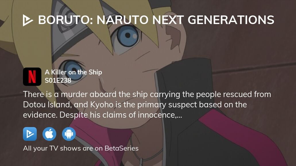 Watch Boruto: Naruto Next Generations season 1 episode 238 streaming
