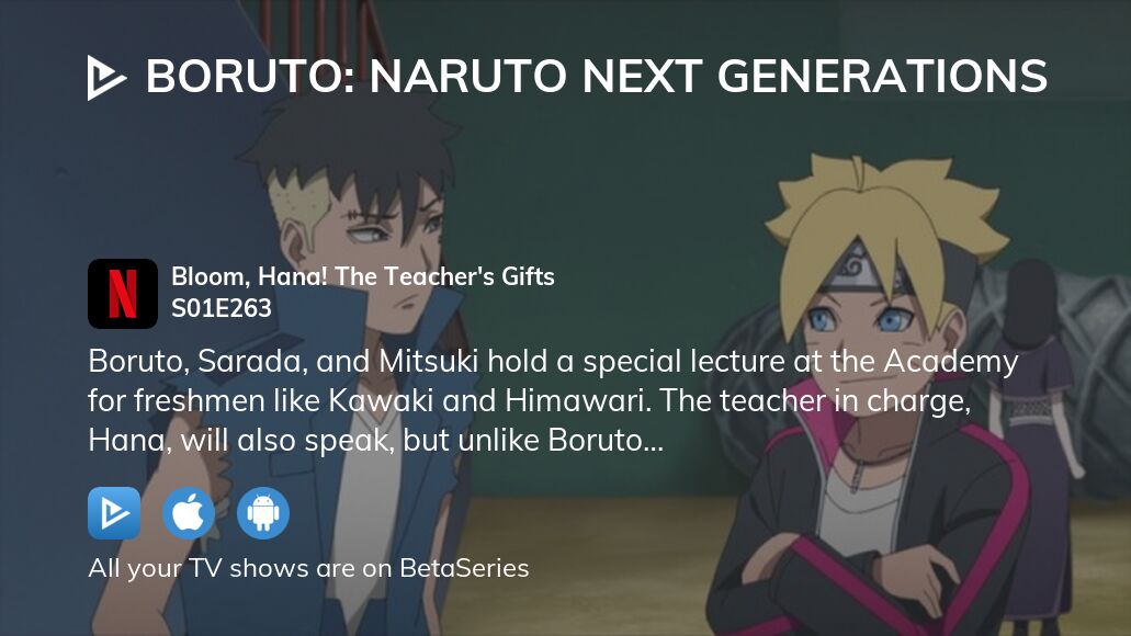 Watch Boruto: Naruto Next Generations season 1 episode 263 streaming