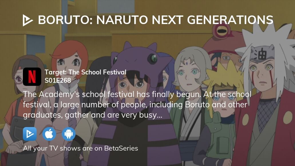 Watch Boruto: Naruto Next Generations season 1 episode 268 streaming