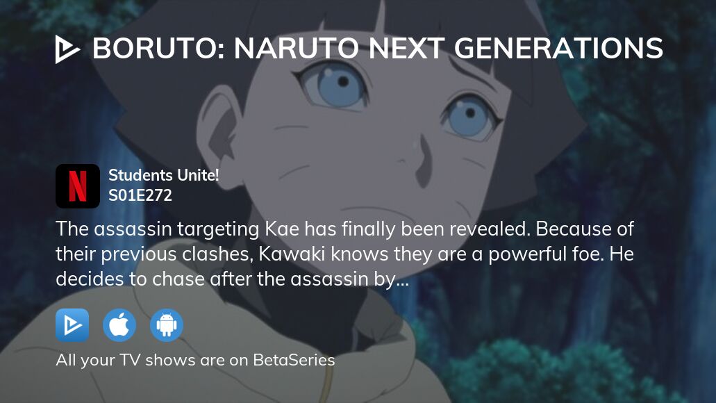 Watch Boruto: Naruto Next Generations season 1 episode 272 streaming