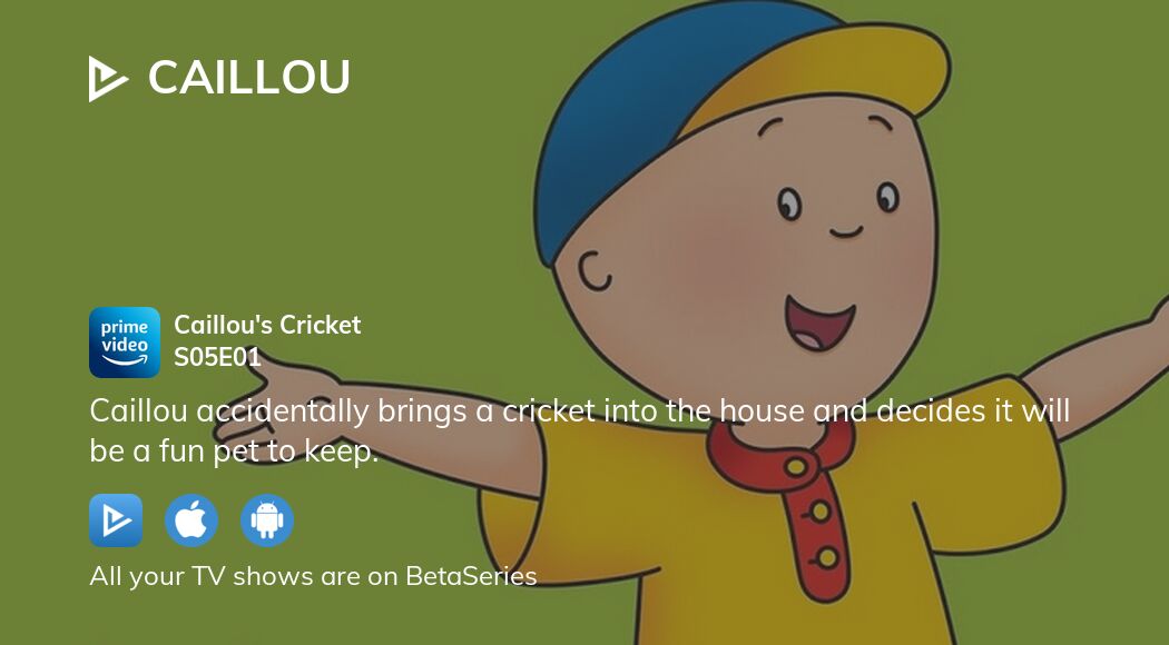 Where to watch Caillou season 5 episode 1 full streaming? | BetaSeries.com