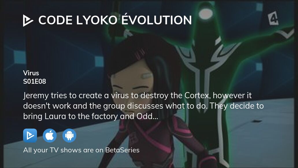 Where to watch Code Lyoko: Evolution season 1 episode 8 full streaming ...