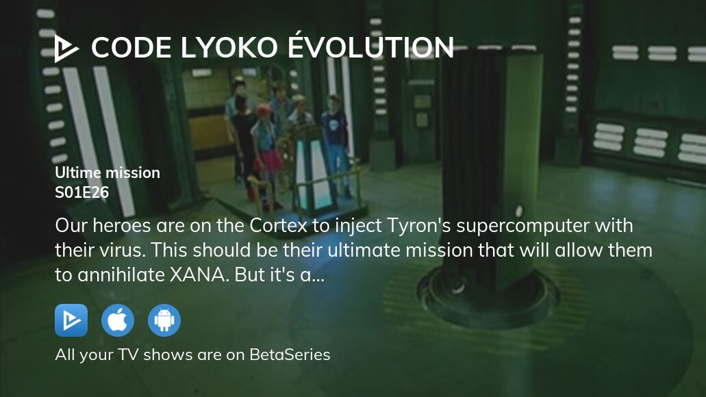 Watch Code Lyoko: Evolution season 1 episode 26 streaming