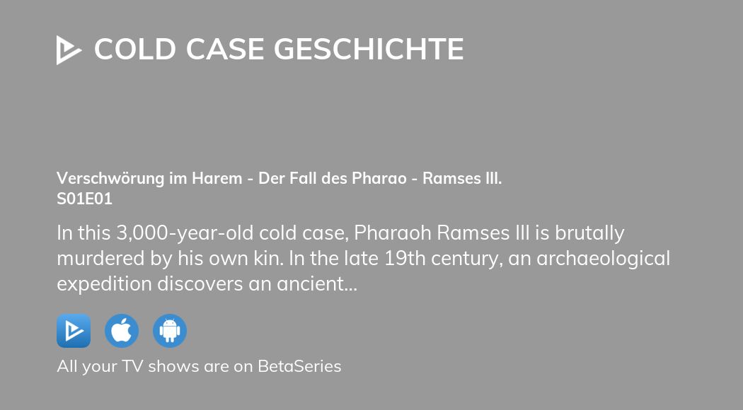 Watch Cold Case (2021) season 1 episode 1 streaming