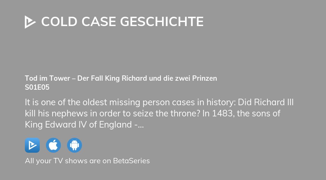 Where to watch Cold Case (2021) season 1 episode 5 full streaming? | BetaSeries.com