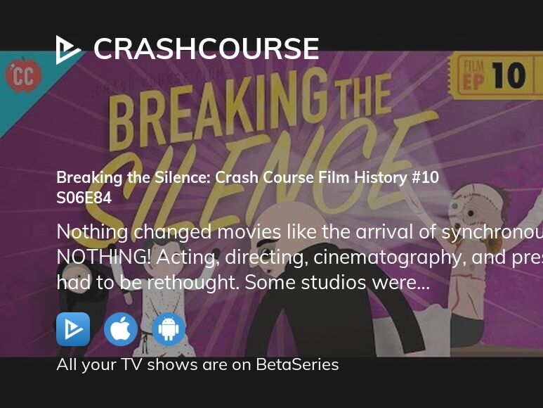 Watch CrashCourse season 6 episode 84 streaming