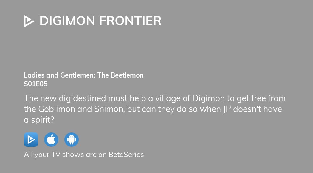 Watch Digimon Frontier season 1 episode 5 streaming