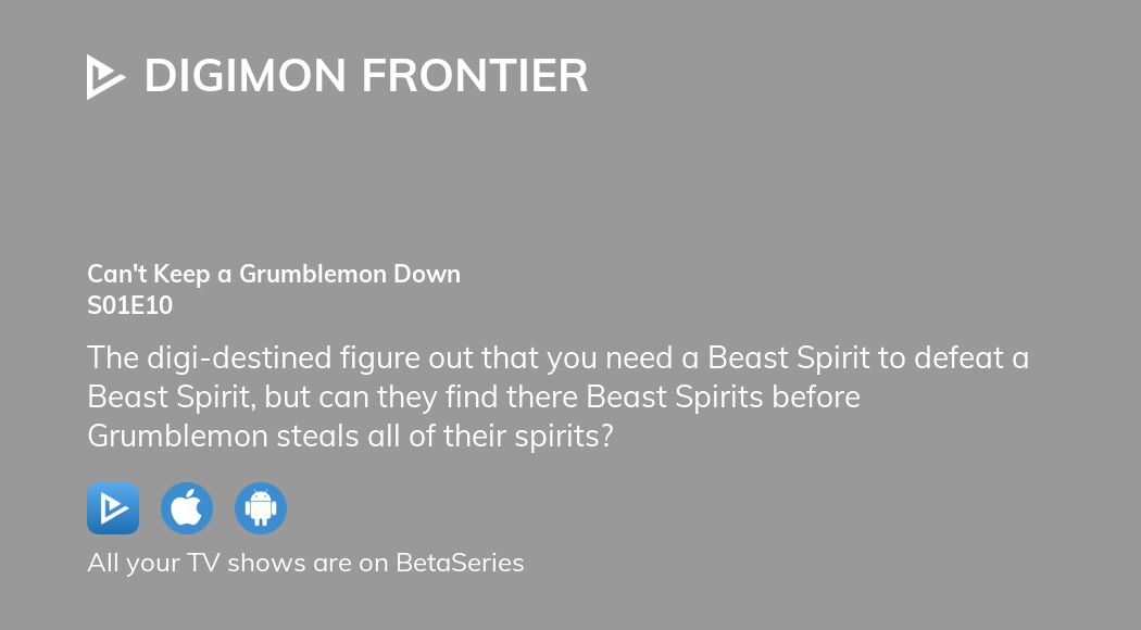 Where to watch Digimon Frontier season 1 episode 10 full streaming ...