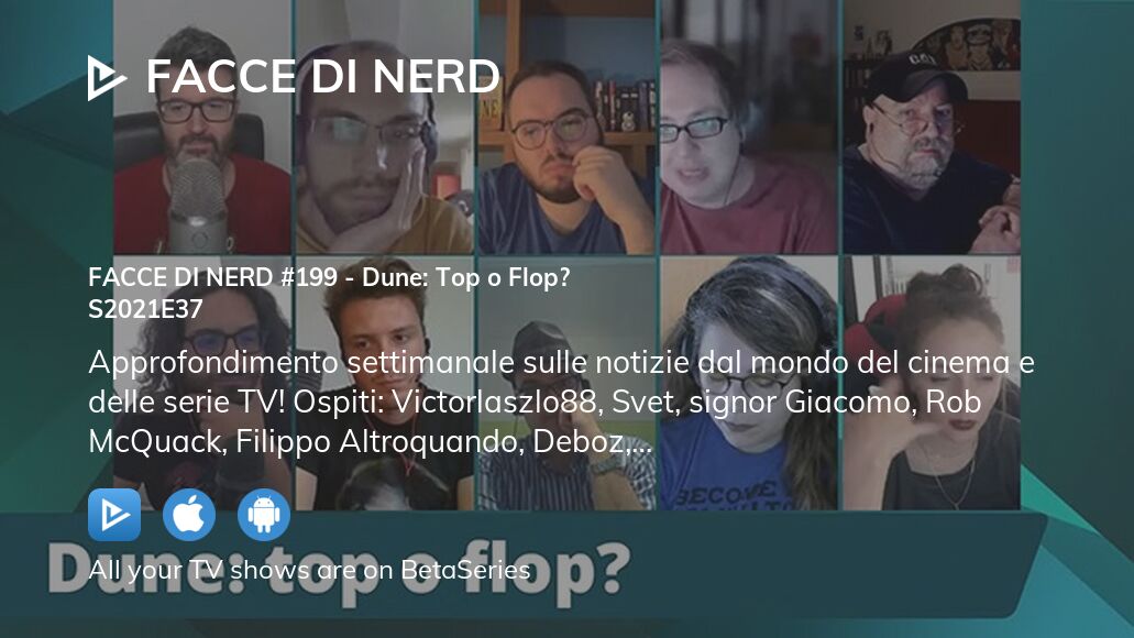 Where to watch Facce di Nerd season 2021 episode 37 full streaming ...