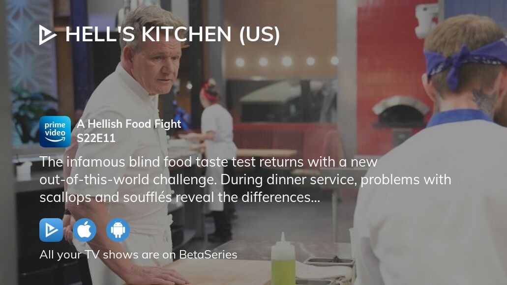 Where to watch Hell's Kitchen (US) season 22 episode 11 full streaming ...