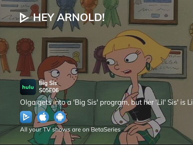 Where to watch Hey Arnold! season 5 episode 6 full streaming ...