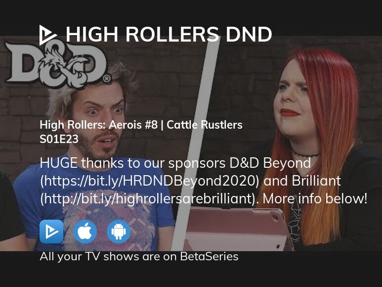 Watch High Rollers DnD season 1 episode 23 streaming