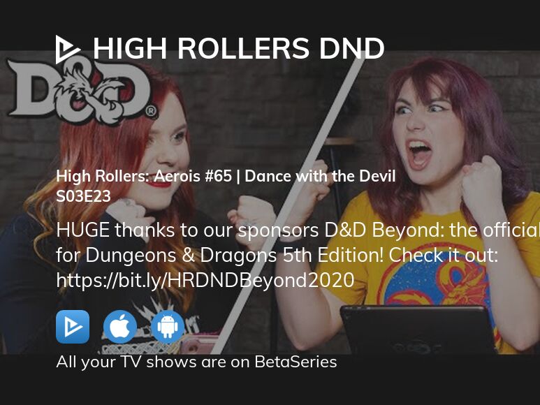 Watch High Rollers DnD season 3 episode 23 streaming