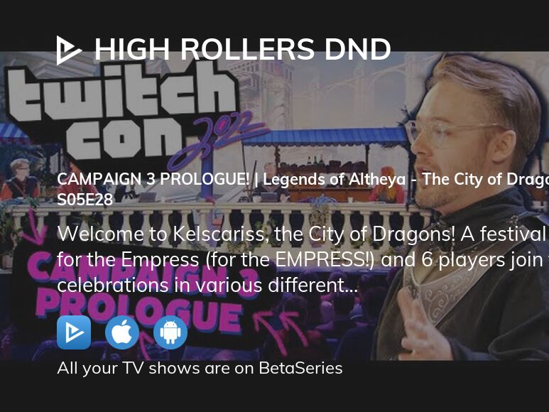 Watch High Rollers DnD season 5 episode 28 streaming