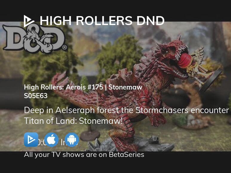Watch High Rollers DnD season 5 episode 63 streaming