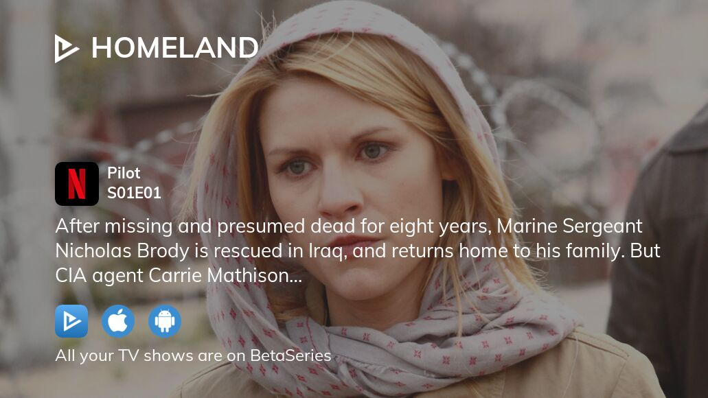 Watch Homeland season 1 episode 1 streaming