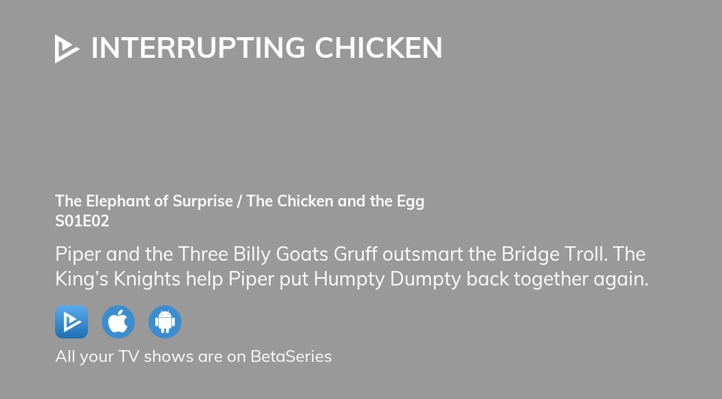 Where to watch Interrupting Chicken season 1 episode 2 full streaming ...