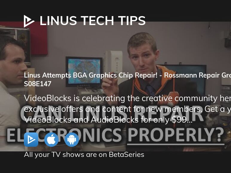 Watch Linus Tech Tips season 8 episode 147 streaming