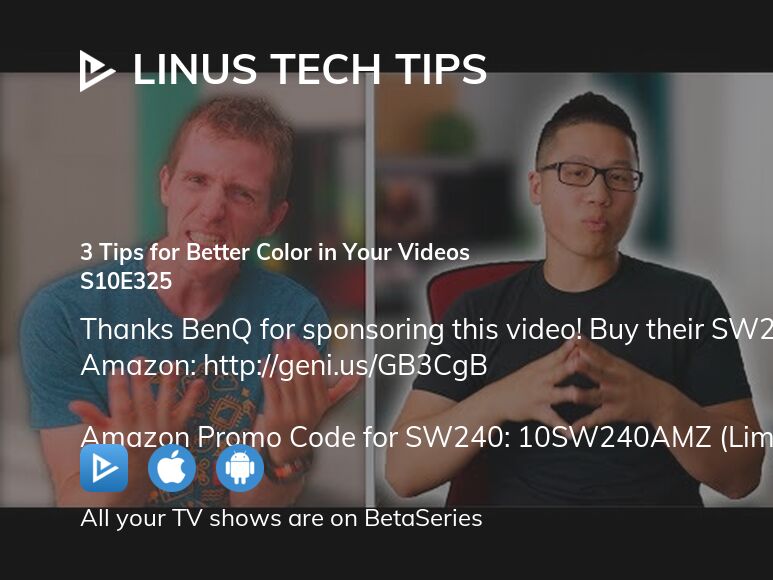 Watch Linus Tech Tips season 10 episode 325 streaming