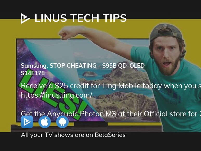 Where to watch Linus Tech Tips season 14 episode 178 full streaming ...