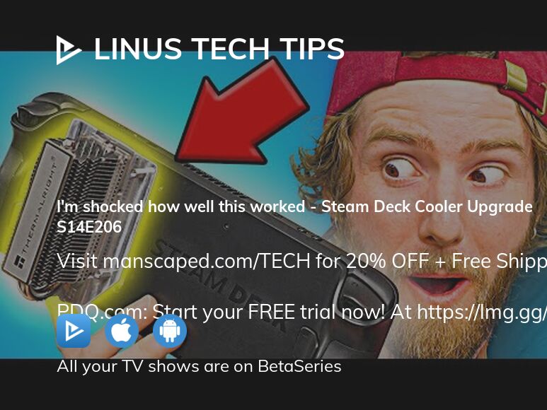 Where to watch Linus Tech Tips season 14 episode 206 full streaming ...