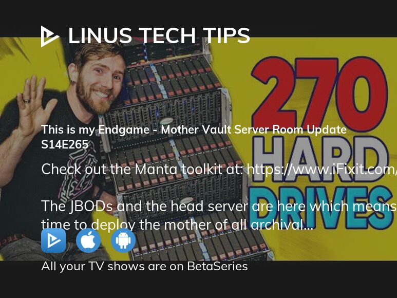 Watch Linus Tech Tips season 14 episode 265 streaming