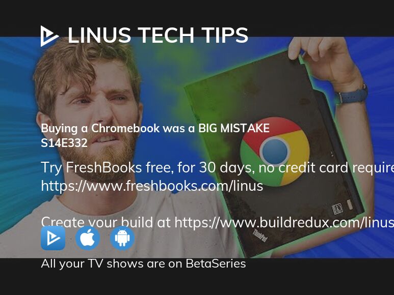 Where to watch Linus Tech Tips season 14 episode 332 full streaming ...